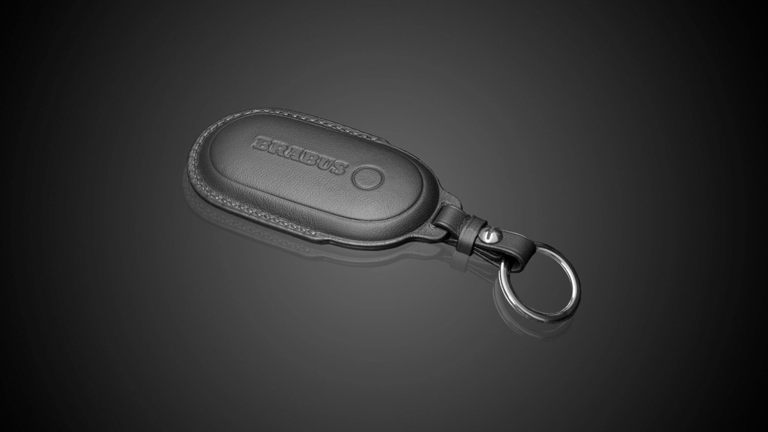 Leather key cover black Mercedes W 206 AMG Line