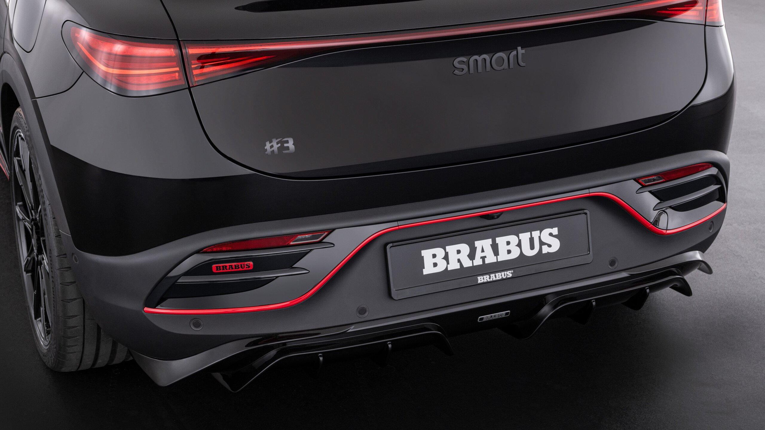 Rear diffuser smart #3 BRABUS
