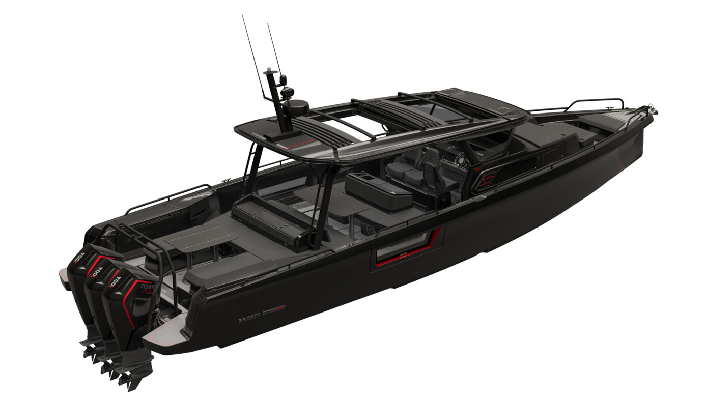 BRABUS Shadow 1200 Cross Top Black Ops Signature Edition - Superboats ...