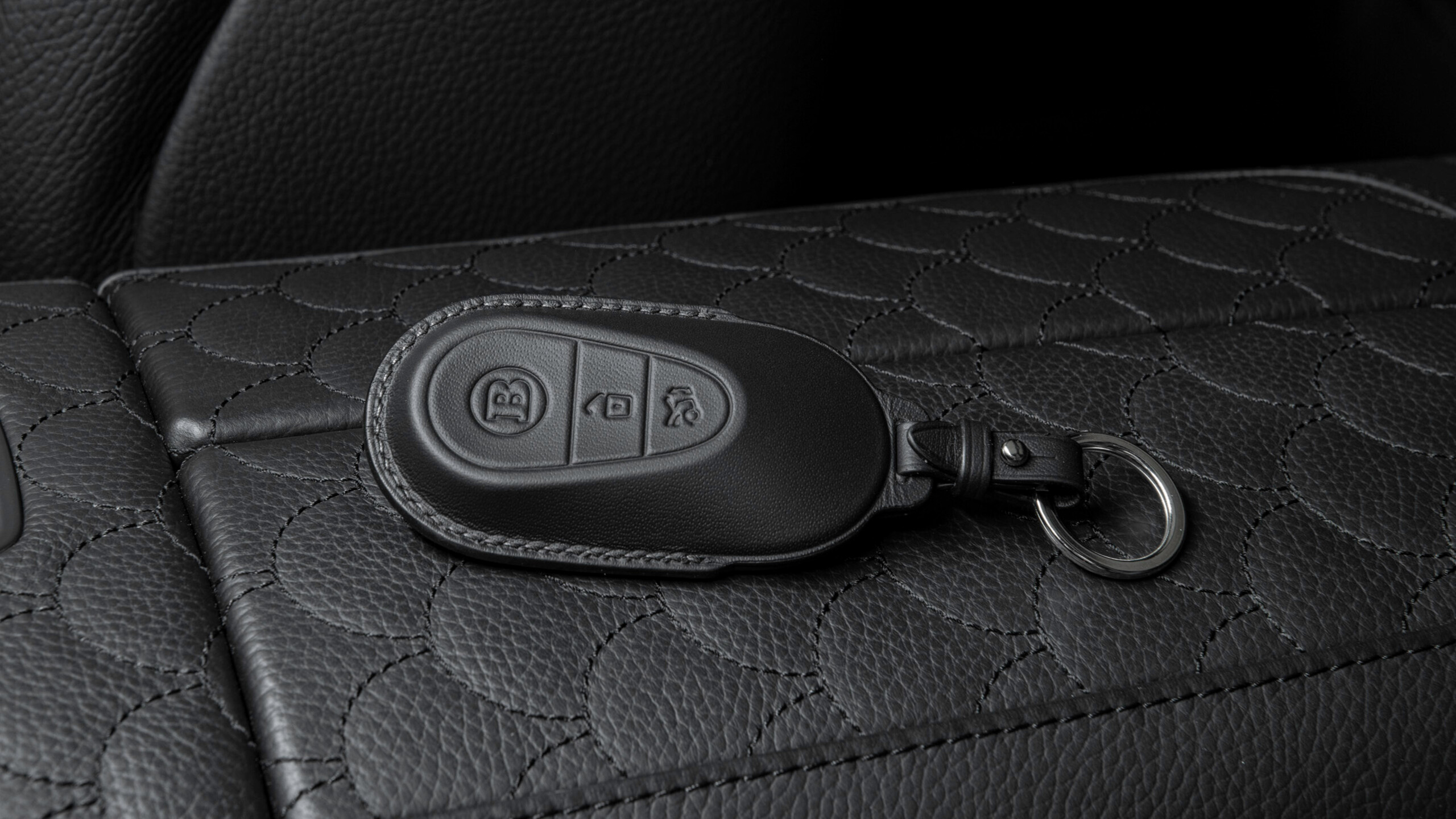 Leather key cover black Mercedes Z 223 Maybach S 580 / S 680